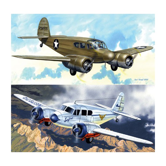 UC-78 Bamber 1/48 plastic plane model - Scientific-MHD