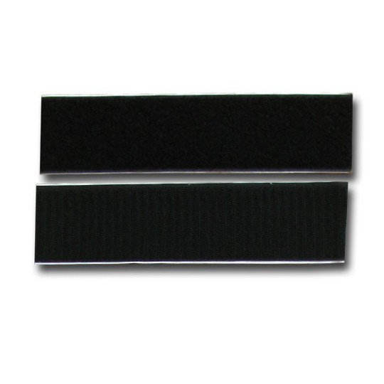 Velcro on -board accessory black sticker 50mm x 20cm - Scientific-MHD