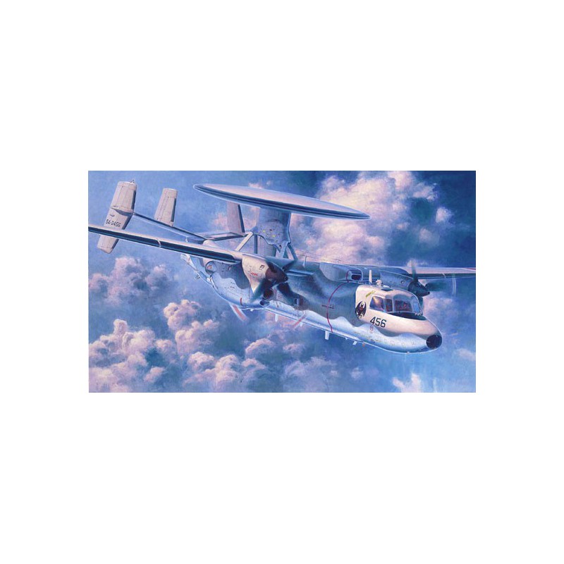 Plastic plane model E-2C Hawkeye J.A.S.D.F. 1/72 - Scientific-MHD