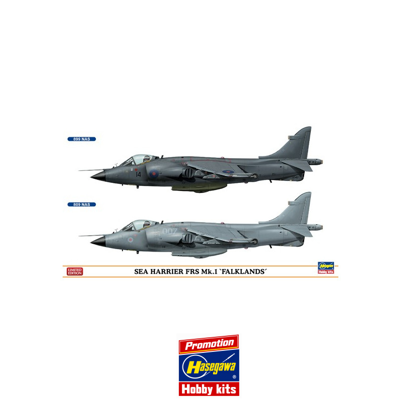 Plastic plane model Combo Sea Harrier 1/72 - Scientific-MHD