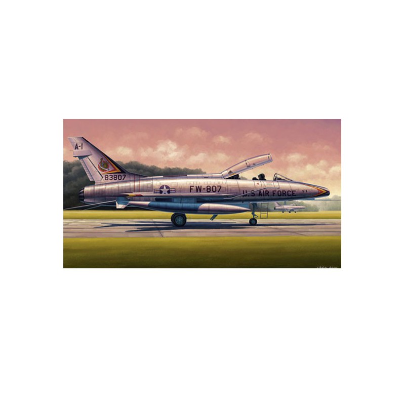F-100F plastic plane model Super saber - Scientific-MHD