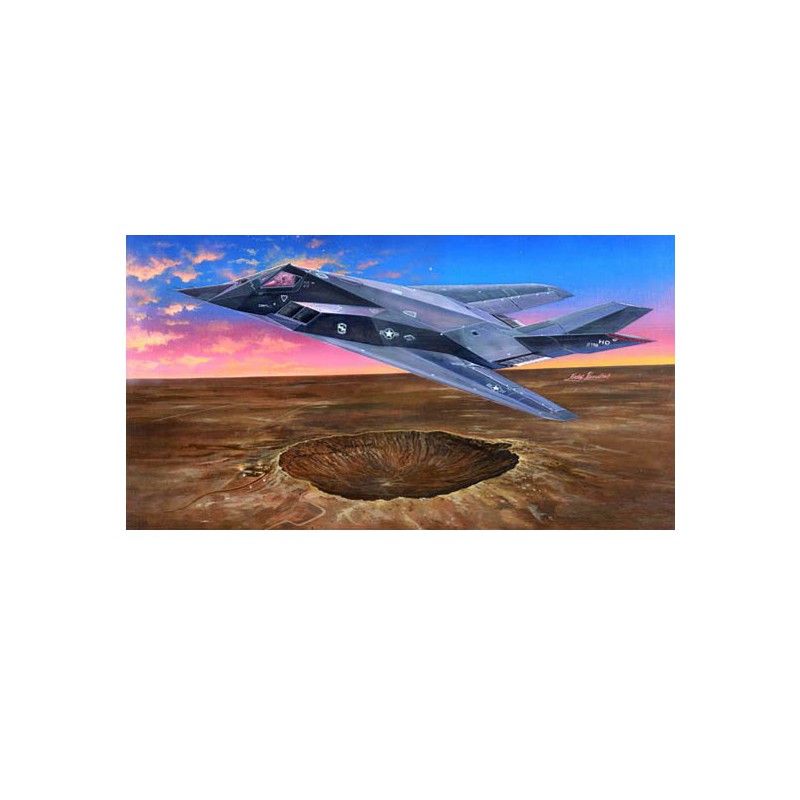 F-117A plastic plane model Nighthawk - Scientific-MHD
