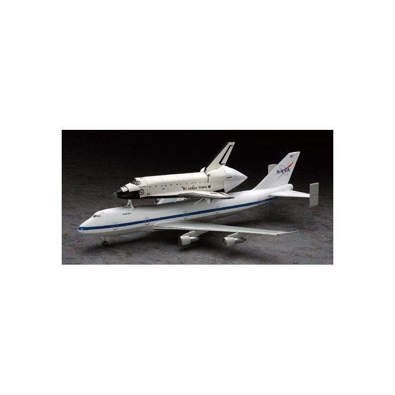 Plastic plane model Space Shuttle & Boeing 1/200 - Scientific-MHD