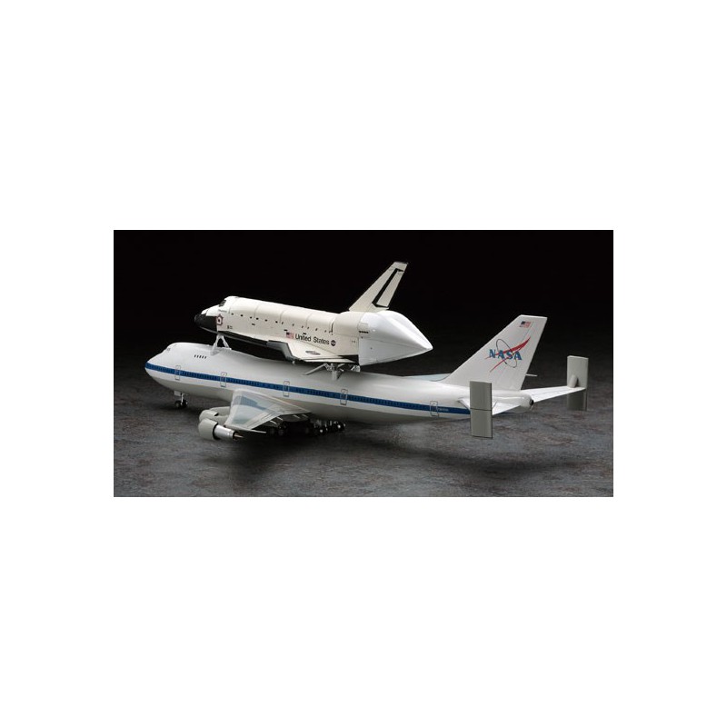 Plastic plane model Space Shuttle & Boeing 1/200 - Scientific-MHD