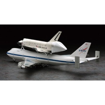 Plastic plane model Space Shuttle & Boeing 1/200 - Scientific-MHD
