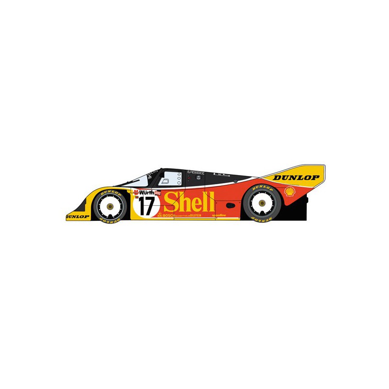 Maquette de voiture en plastique SHELL PORSCHE 962C 1/24 - Scientific-MHD