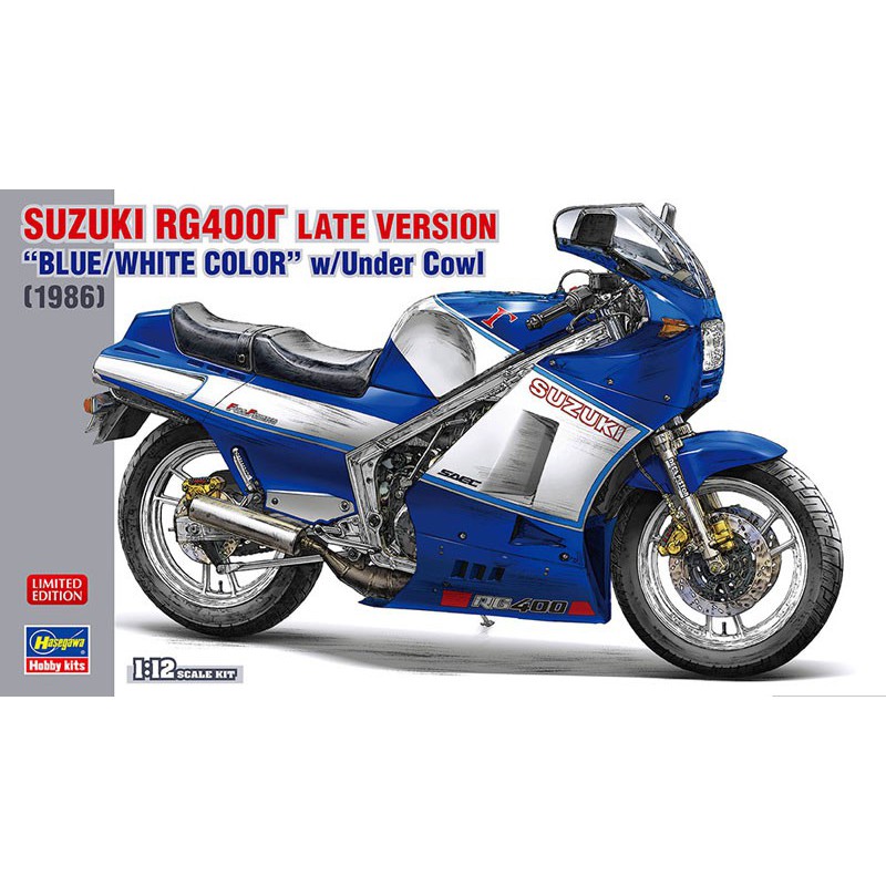 SUZUKI RG400 GAMMA LATE Version 1/12 plastic motorcycle model ...