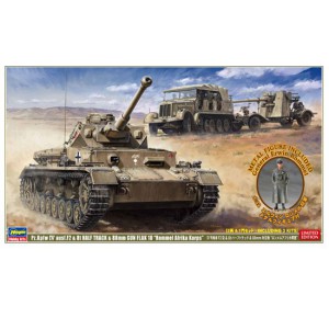 Maquette de Char en plastique Pz.Kpfw IV ausf.F2 & 8t HALF TRACK & 88mm ...