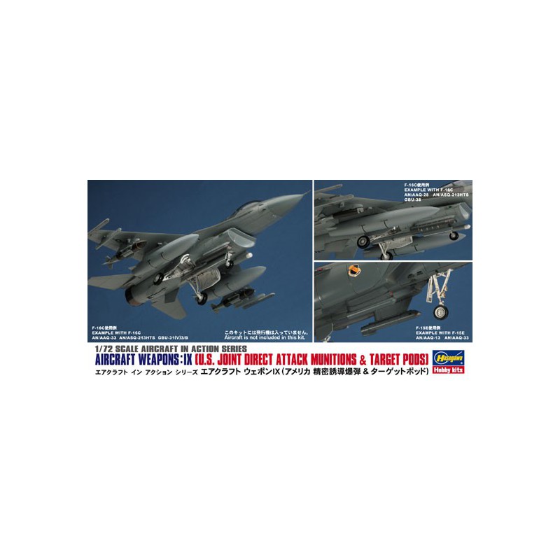Plastic plane model 1/72AIRICRAFT WEAPONS: IX - Scientific-MHD