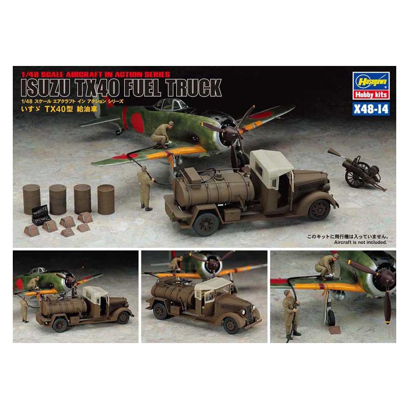 Kunststoff -LKW -Modell Isuzu TX40 Kraftstoffwagen 1/48 - Scientific-MHD