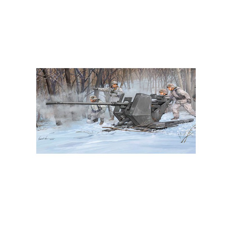 German plastic tank model 3.7cm Flak 37 - Scientific-MHD