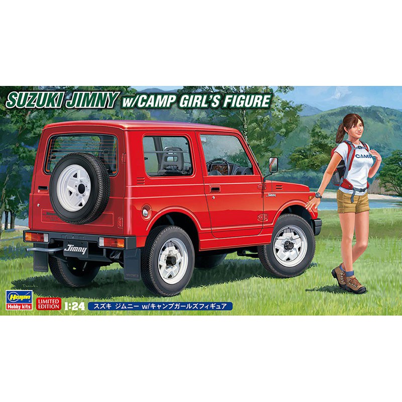 Suzuki Jimny+ Girl 1/24 plastic car cover - Scientific-MHD