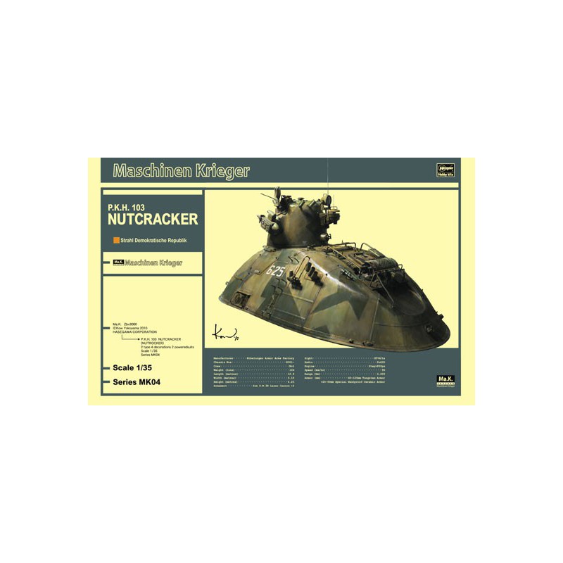 Plastic science fiction model P.K.H. 103 NUTCRACKER 1/35 - Scientific-MHD
