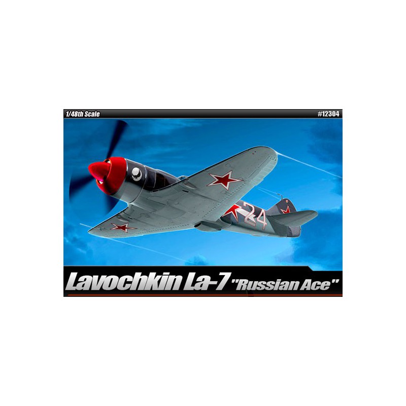 Lavochkin plastic plane model la-7 russian aces 1/72 - Scientific-MHD