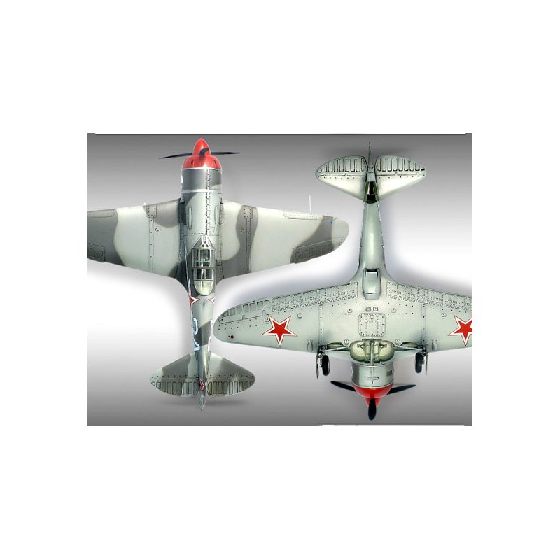 Lavochkin plastic plane model la-7 russian aces 1/72 - Scientific-MHD