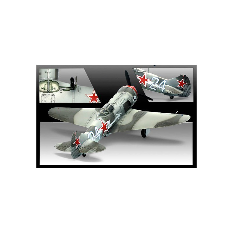 Lavochkin plastic plane model la-7 russian aces 1/72 - Scientific-MHD