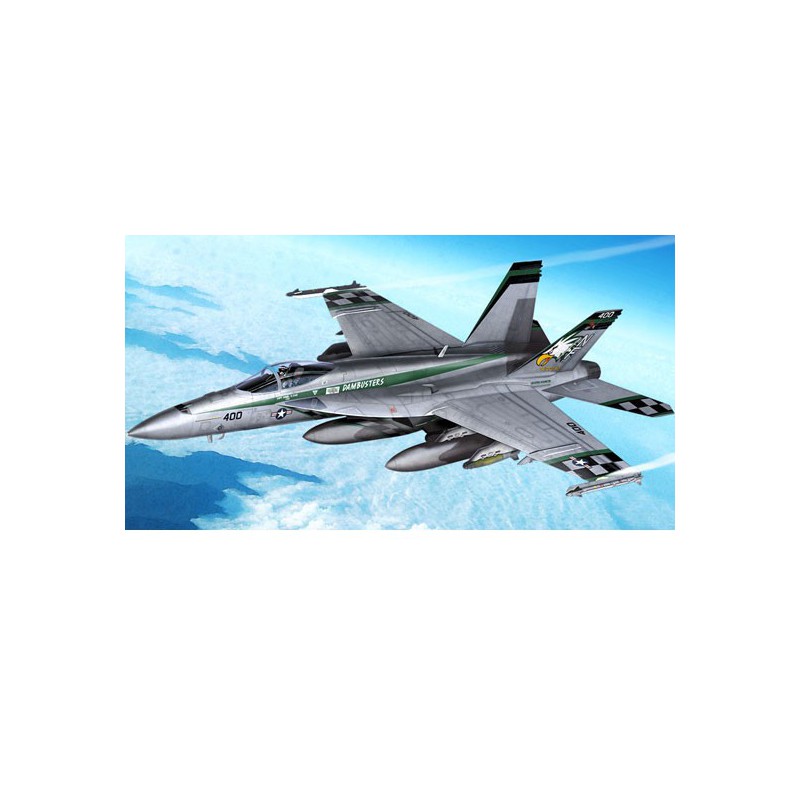USN F/A-18E VFA-195 plastic plane model "Chippy Ho" 1/72 - Scientific-MHD