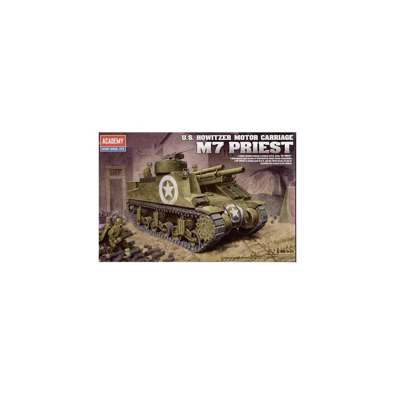 Plastic tank model M7 Priest 105 mm 1/35 - Scientific-MHD