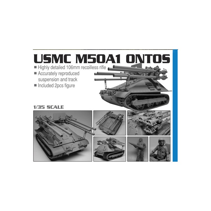 USMC M50A1 Ontos 1/35 plastic tank model - Scientific-MHD