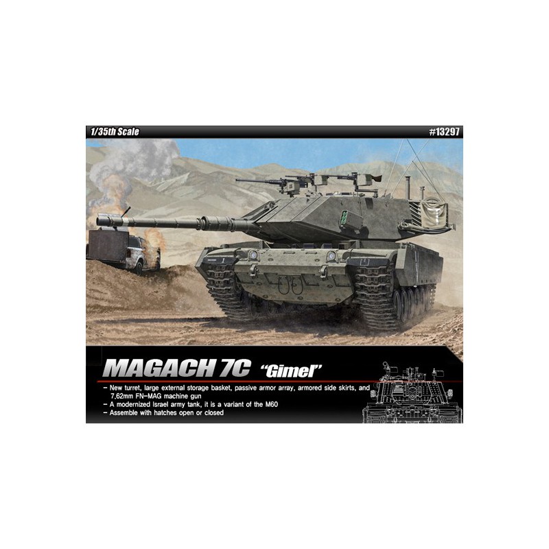 Magach 7c 1/35 Kunststofftankmodell - Scientific-MHD