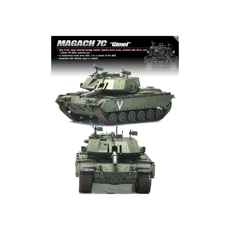 Magach 7c 1/35 Kunststofftankmodell - Scientific-MHD