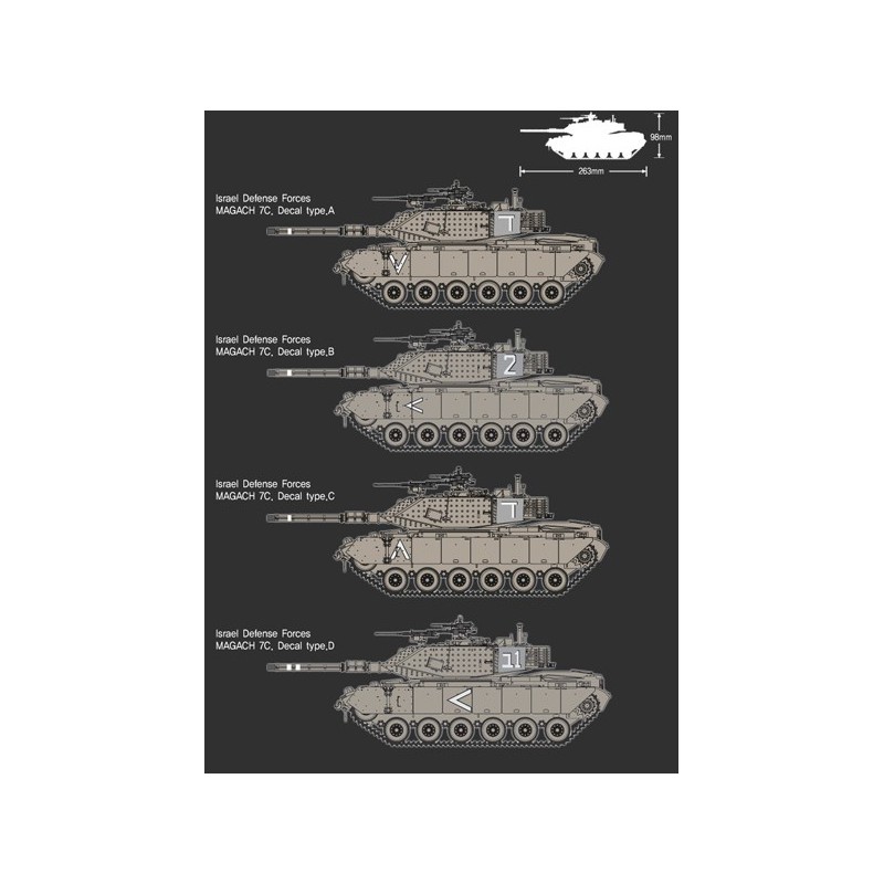 Magach 7C 1/35 plastic tank model - Scientific-MHD