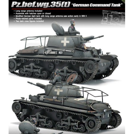 Plastic tank model command tank pz.kpfw.35 (t) 1/35 - Scientific-MHD
