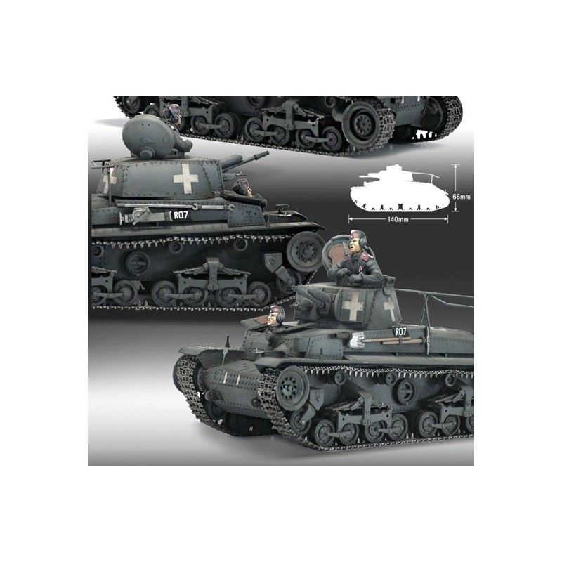 Plastic tank model command tank pz.kpfw.35 (t) 1/35 - Scientific-MHD