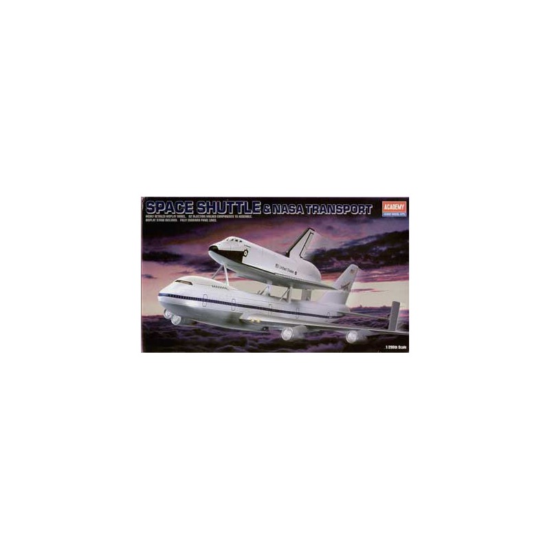 Shuttle plastic plane model + 747 Carrier1/88 - Scientific-MHD