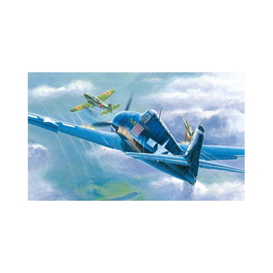 F6F-5 Hellcat 1/48 plastic plane model - Scientific-MHD