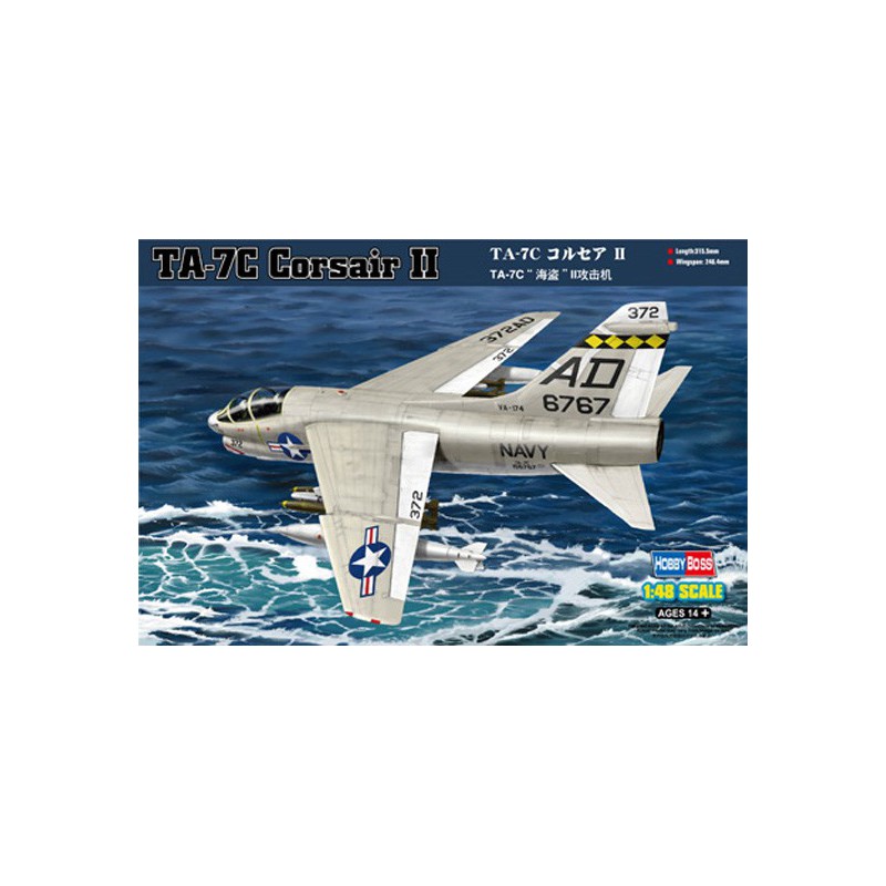 Plastic plane model TA-7C Corsair II 1/48 - Scientific-MHD