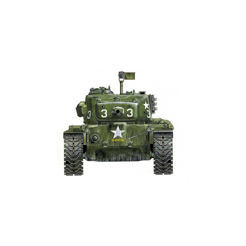 M26A1 Pershing 1/35 plastic tank model - Scientific-MHD