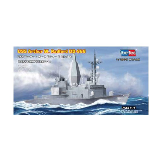 USS Arthur W. Radford 1/125 plastic boat model - Scientific-MHD