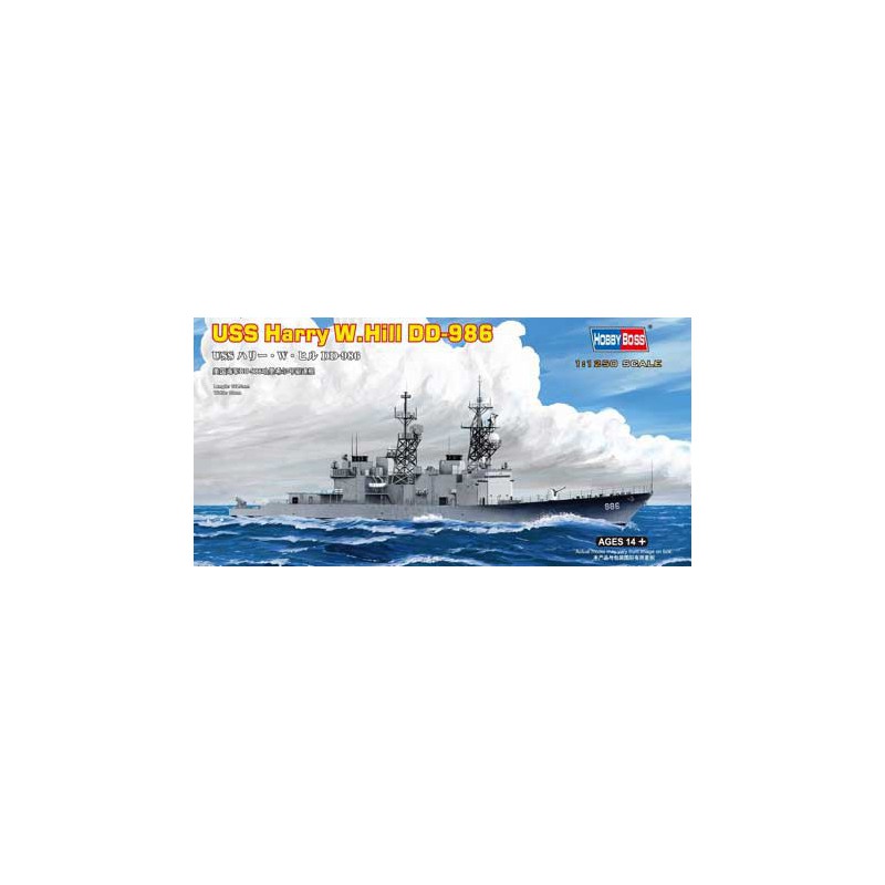 USS Harry W. Hill 1/125 plastic boat model - Scientific-MHD