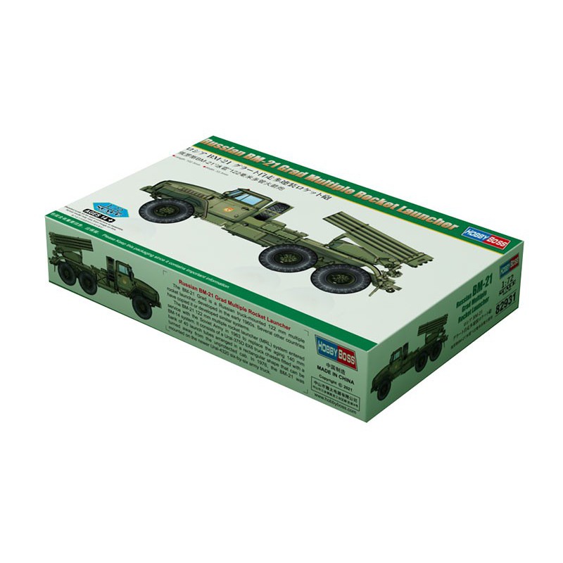 BM-21 plastic truck model Grad Rocket Launcher 1/72 - Scientific-MHD