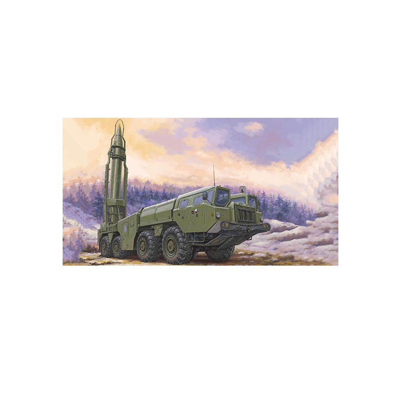 Plastic truck model (9p117m1) Launcher with R17 Rocket of 9k72 Complex ...