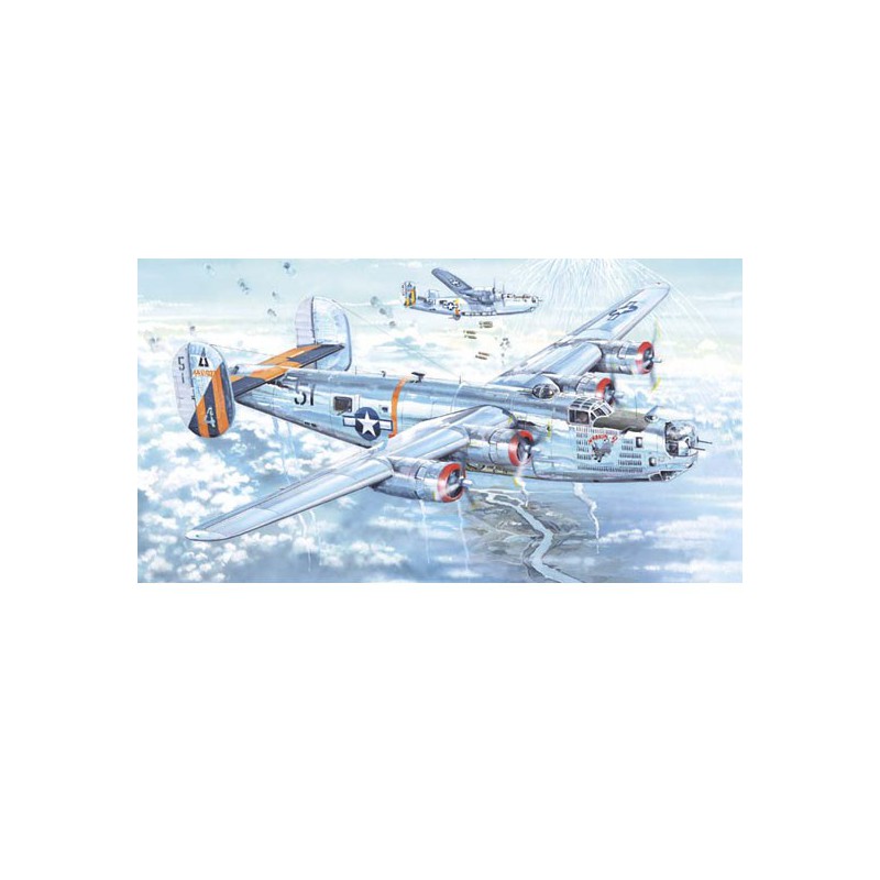 US-Plastikflugzeugmodell US B-24J Liberator 1/32 - Scientific-MHD