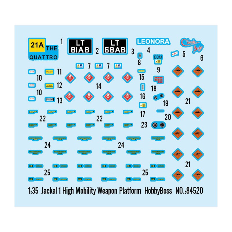 Jackal plastic tank model 1 hi-mobility platform 1/35 - Scientific-MHD