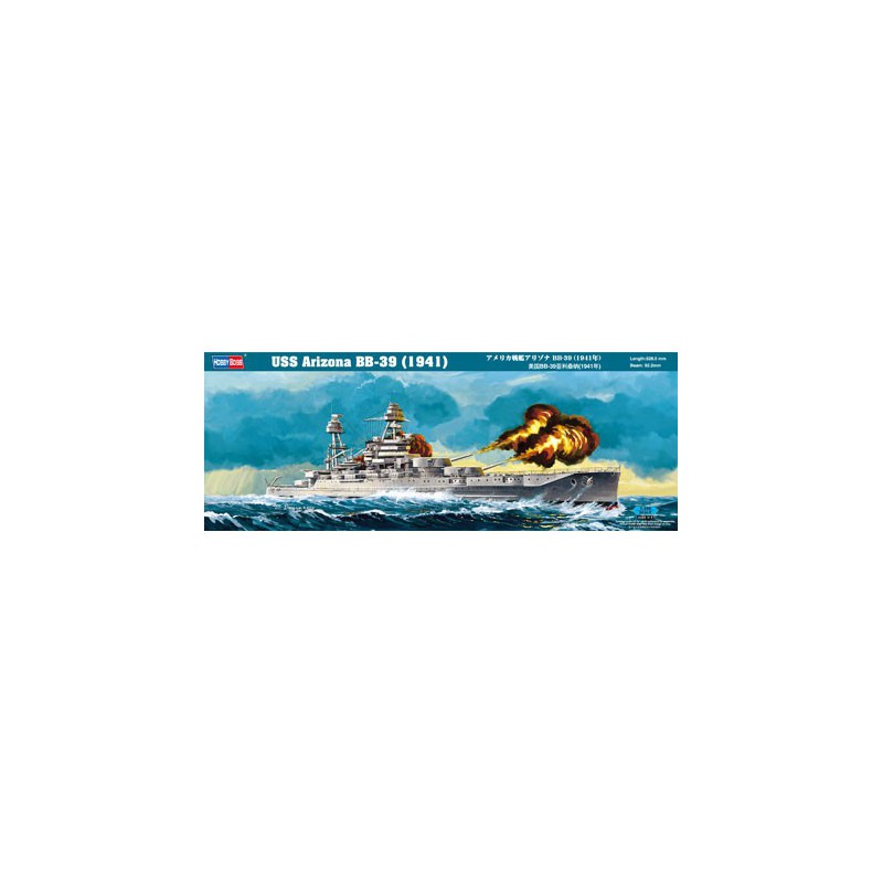 USS Arizona BB-39 plastic boat model (1941) 1/350 - Scientific-MHD