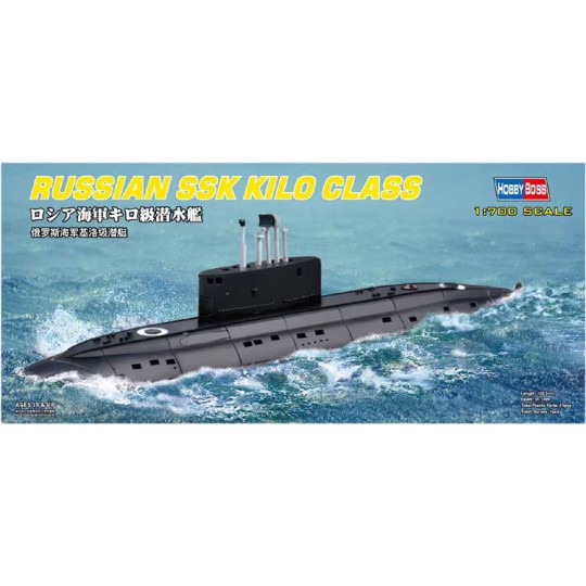 Russian Navy Kilo 1/700 plastic boat model - Scientific-MHD