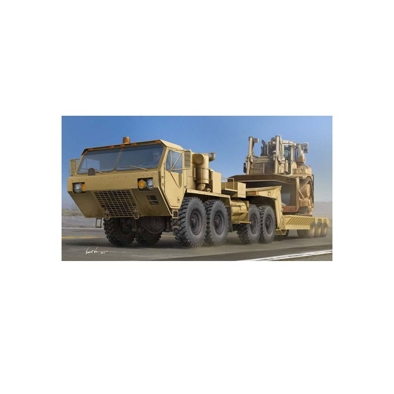 M983A2 hemtt plastic charcket with semi-trailer M870A1 1/35 ...