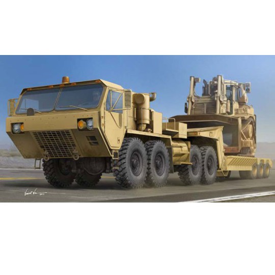 M983A2 HEMTT-Plastik-Wurket mit Semi-Trailer M870A1 1/35 - Scientific-MHD