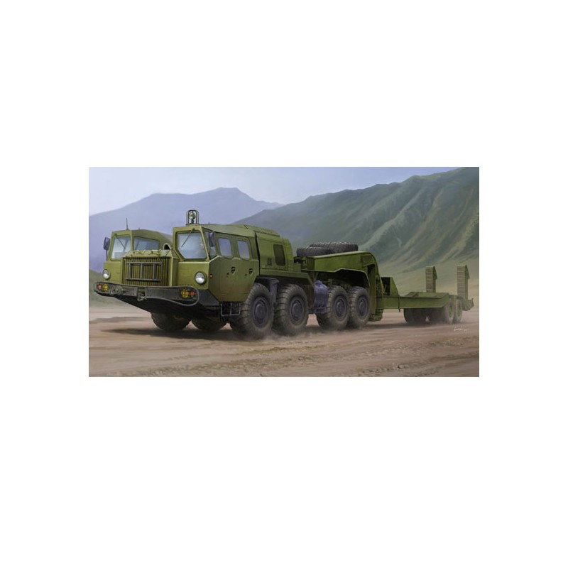 MAZ7410 W/CHMZAP-5247g 1/35 plastic truck model - Scientific-MHD
