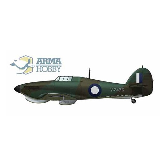 Hurricane MK I TOO MODEL KIT 1/72 plastic plane model - Scientific-MHD