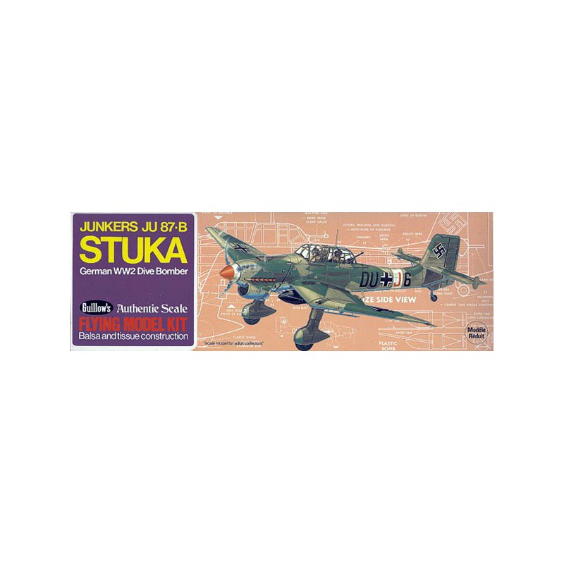 Free-free flight airplane Stuka JU-87B - Scientific-MHD