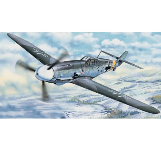 Messerschmitt BF 109G-2 plastic plane model - Scientific-MHD