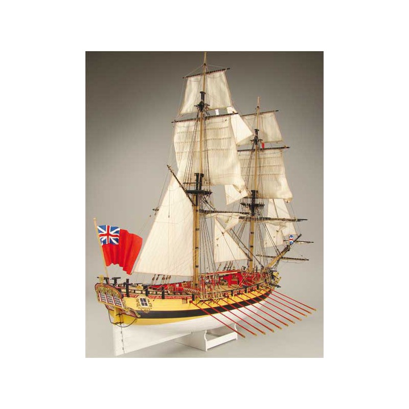 Static boat HMS Wolf 1754 Ech. 1/72 - Scientific-MHD