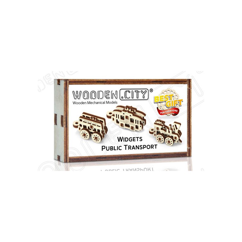 Easy mechanical 3D puzzle for public transport widget model ...