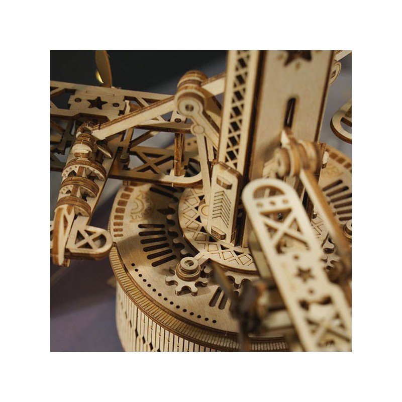 Intermediate mechanical 3D puzzle for model the musical control tower ...