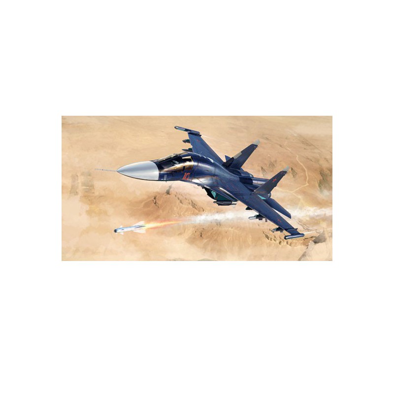 Russian Su-34 FullBack plastic plane model - Scientific-MHD